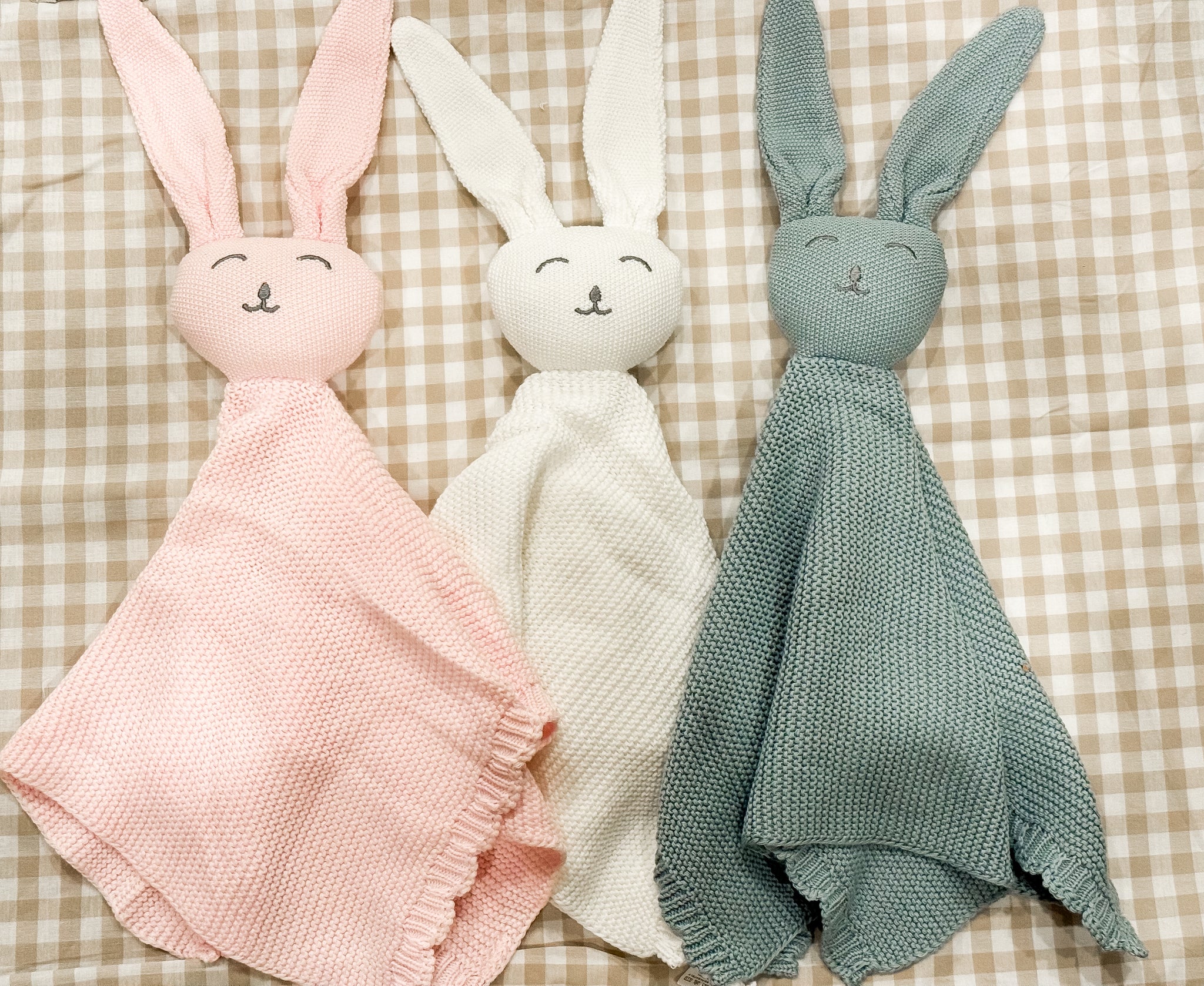 Blank Knit Bunny Lovey – Levi and Lane Blanks