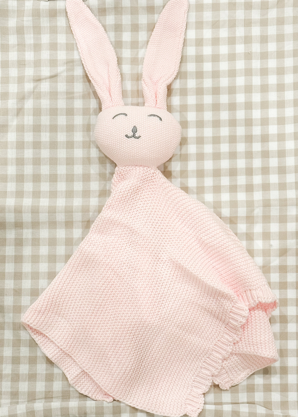Blank Knit Bunny Lovey – Levi and Lane Blanks