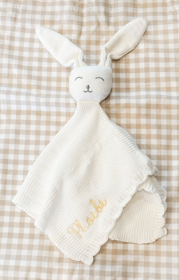 Blank Knit Bunny Lovey – Levi and Lane Blanks